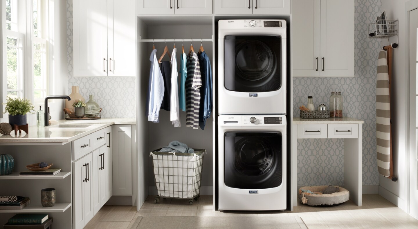 Stackable Washer and Dryer Dimensions | Maytag