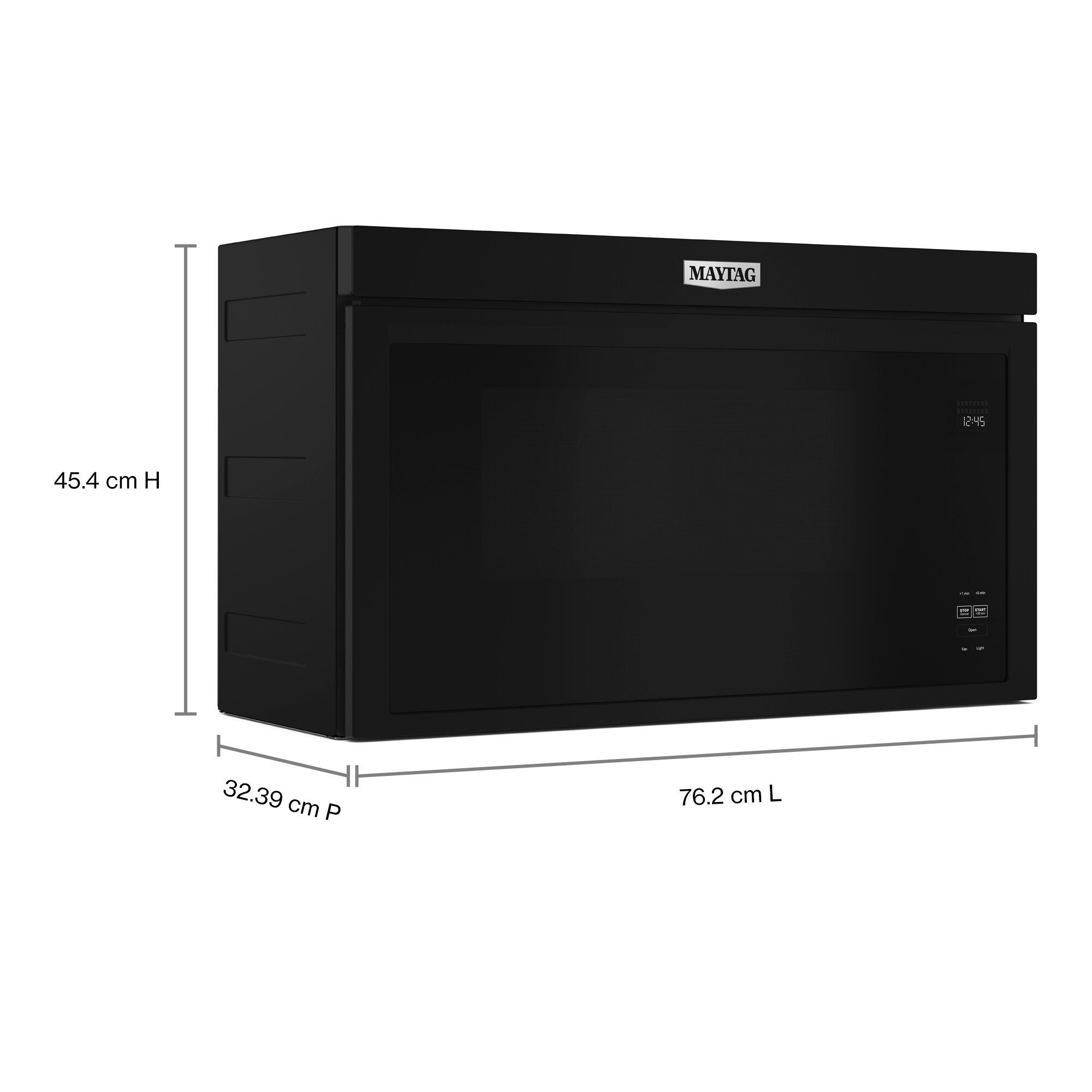Over-the-Range Flush Built-In Microwave - 1.1 Cu. Ft. Black MMMF6030PB | Maytag