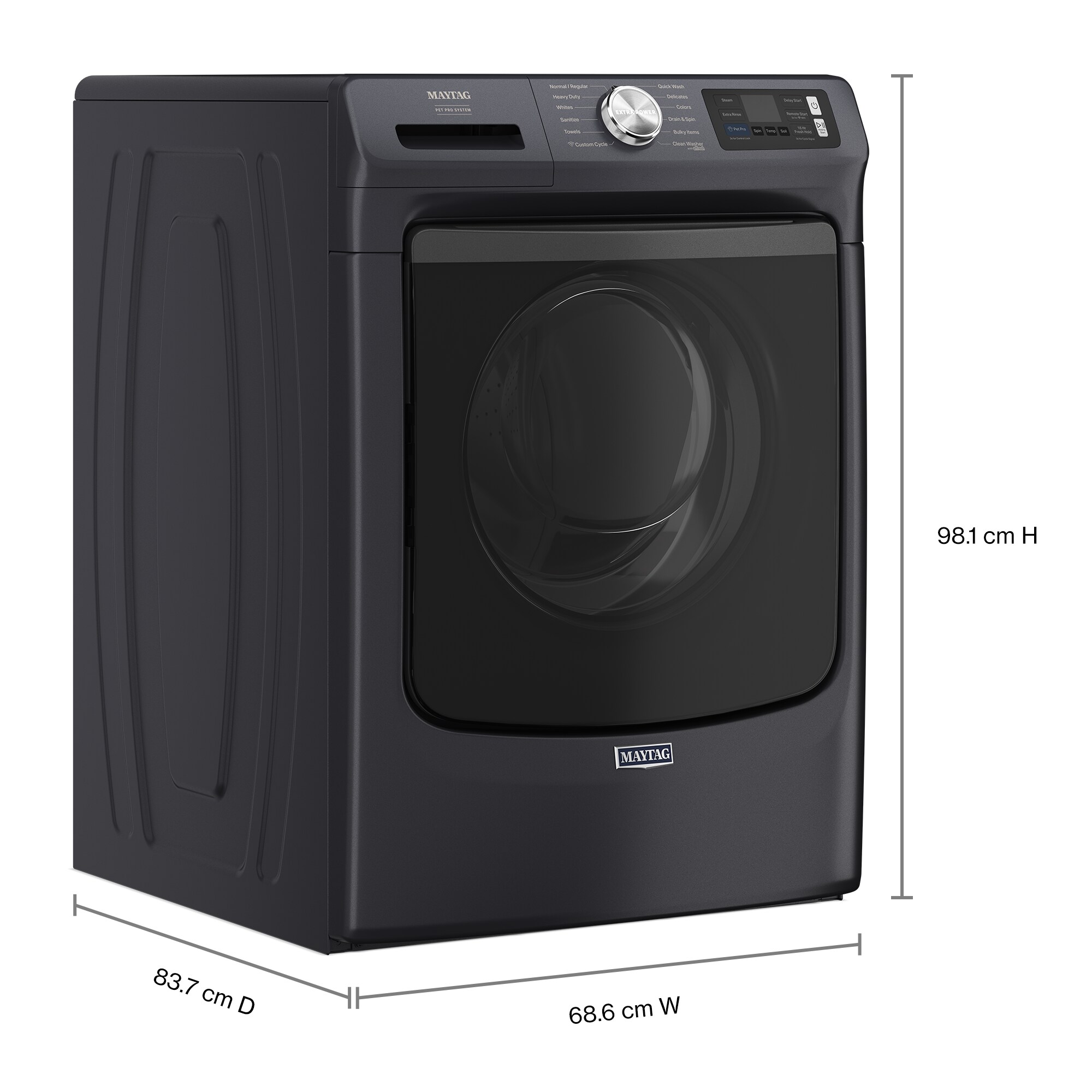 Smart Pet Pro Front Load Washer - 5.0 CU. FT. Midnight Steel MFW7020RF ...