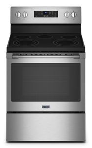 Electric Range with Air Fryer and Basket - 5.3 cu. ft. Fingerprint ...