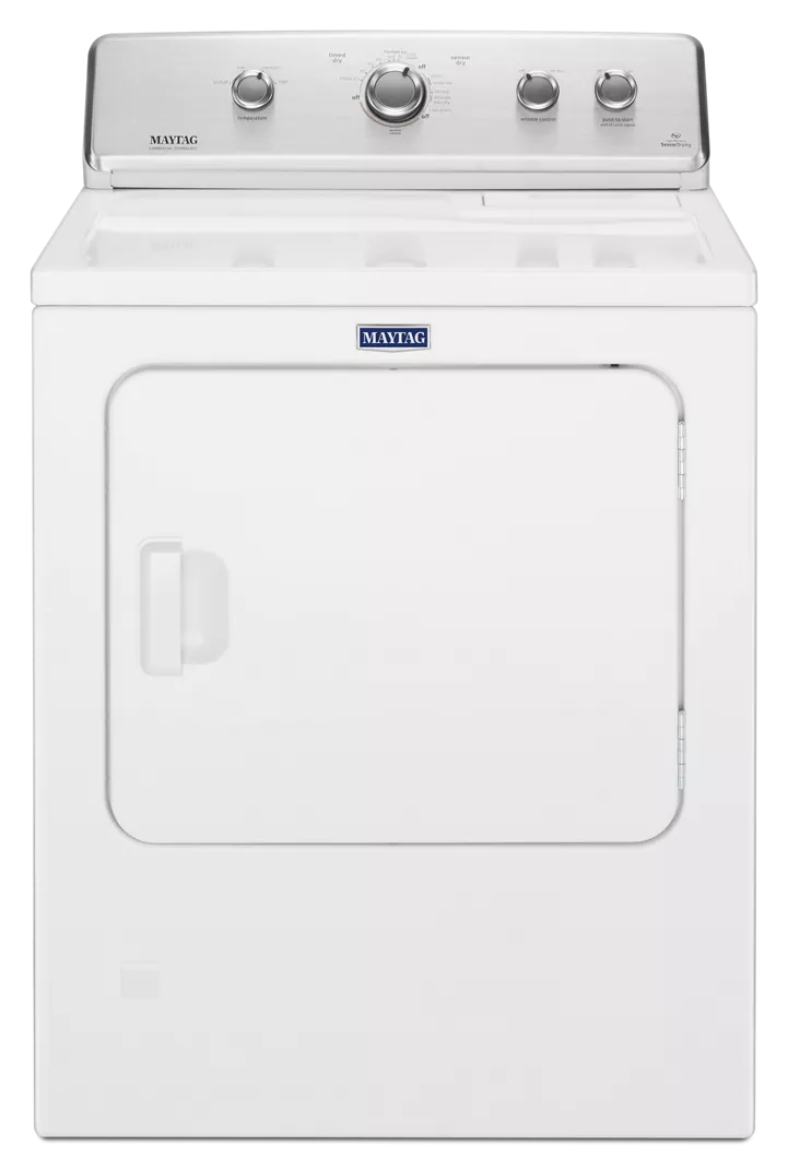 Large Capacity Top Load Dryer with Wrinkle Control – 7.0 cu. ft. White ...
