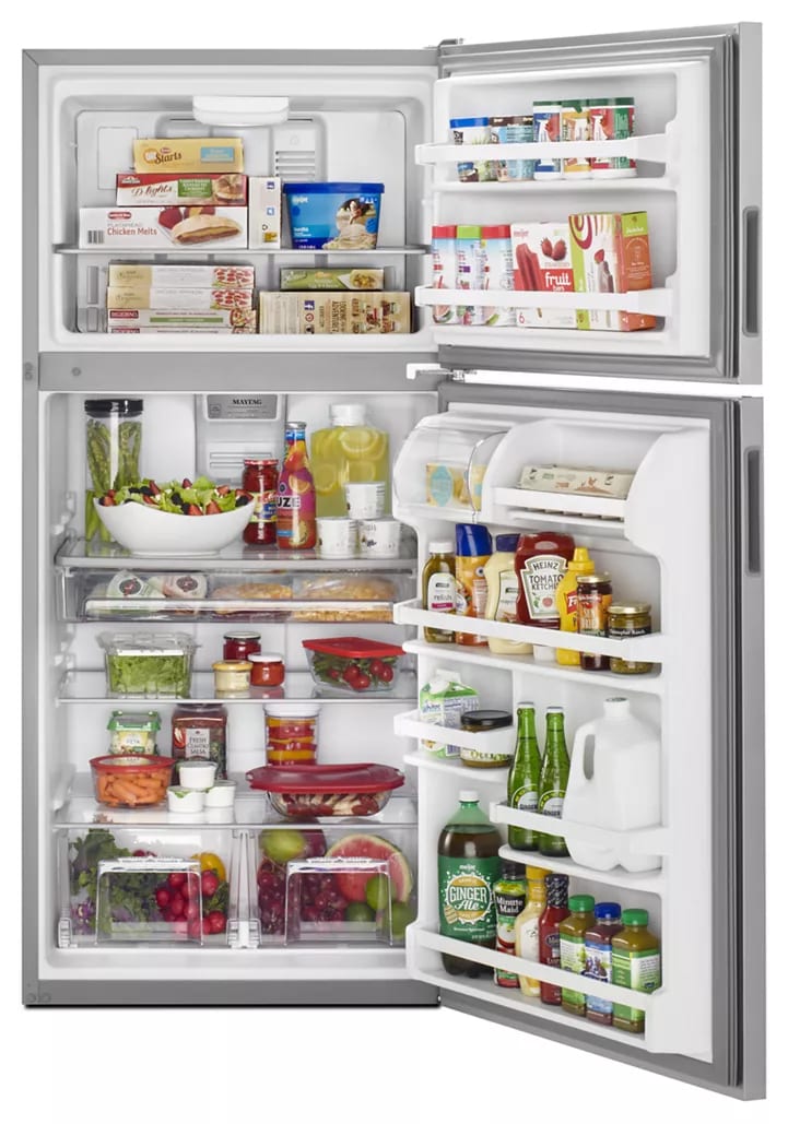 30-Inch Wide Top Freezer Refrigerator with PowerCold® Feature- 18 Cu ...