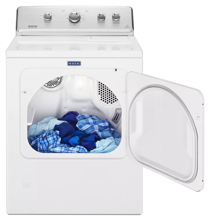 Large Capacity Top Load Dryer with Wrinkle Control – 7.0 cu. ft. White ...