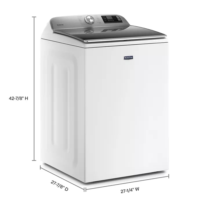 Smart Top Load Washer with Extra Power - 5.2 cu. ft. White MVW7230HW ...