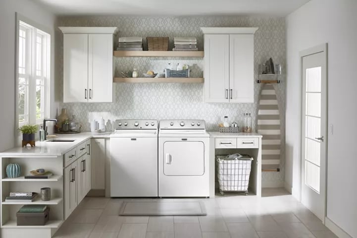 Large Capacity Top Load Dryer with Wrinkle Control – 7.0 cu. ft. White ...